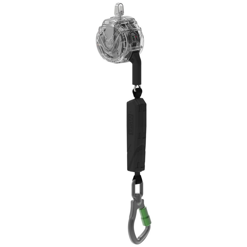 MSA - Self-Retracting Lanyard: 310 lb, 10.000' Long, Polycarbonate ...