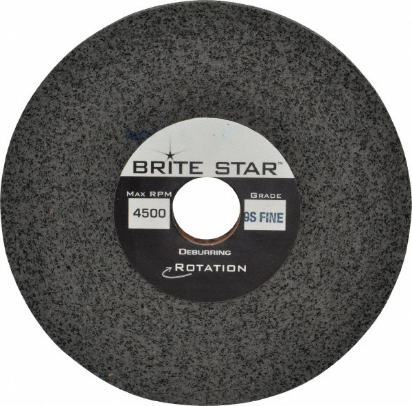 Brite Star - 6" Diam, 1/2" Face Width, 1" Center Hole, Fine Grade ...