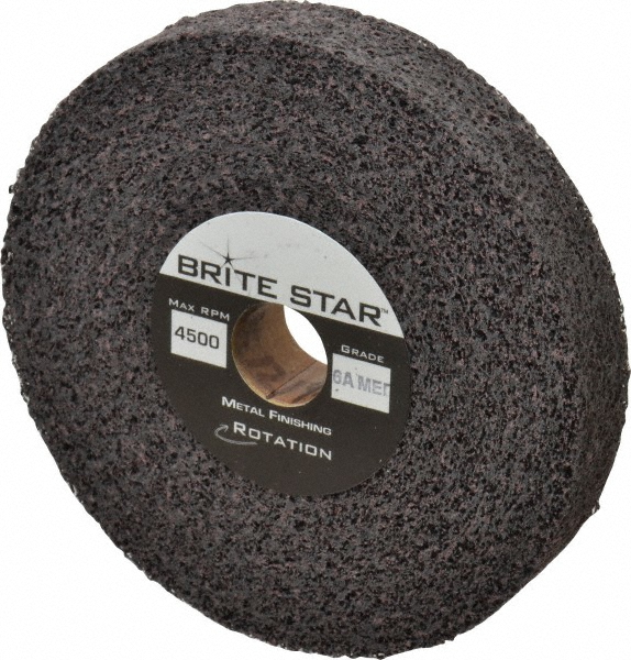 Brite Star - 6" Diam, 1" Face Width, 1" Center Hole, Medium Grade ...