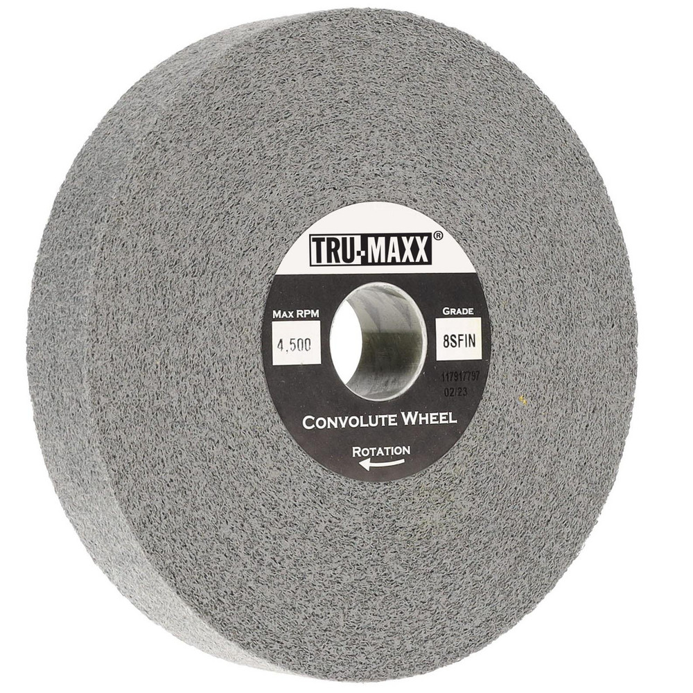 Tru-Maxx - Deburring Wheel: 6" Dia, 1" Face Width, 1" Hole, Density 8 ...