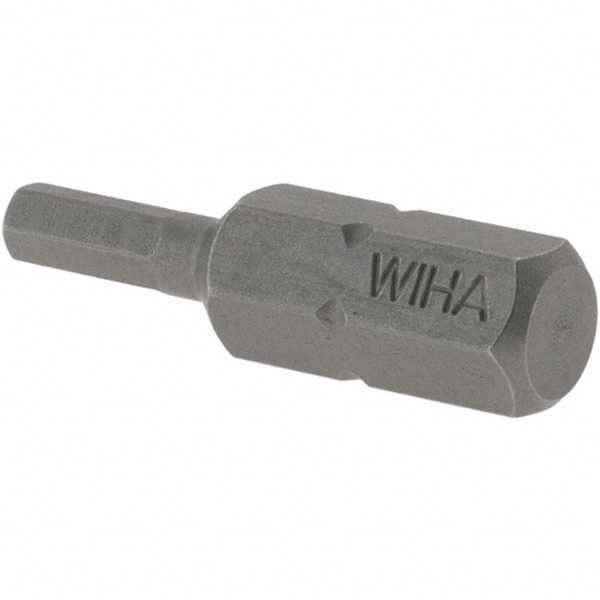 Wiha - 3mm Hex Screwdriver Bit - 81245391 - MSC Industrial Supply