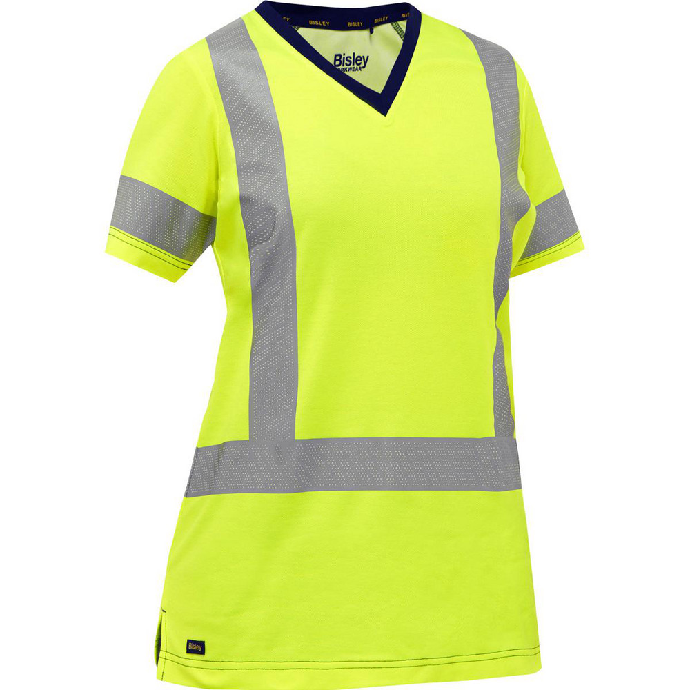 PIP - Work Shirt: Hi-Visibility, Short Sleeve, Small, Cotton ...