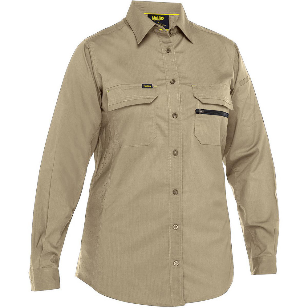 PIP - Work Shirt: Hi-Visibility, Long Sleeve, X-Large, Cotton ...