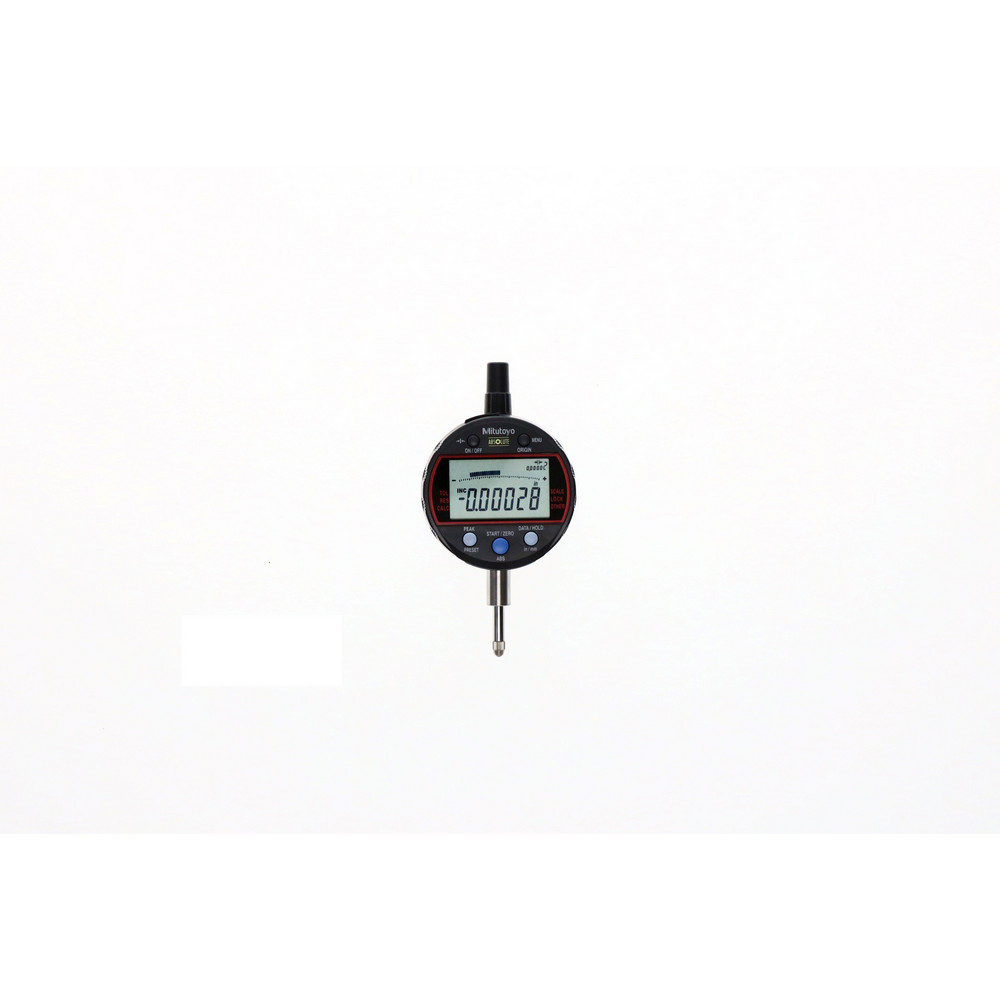 Mitutoyo - LCD Electronic Drop Indicator: 1/2" Max, Flat Back | MSC Direct