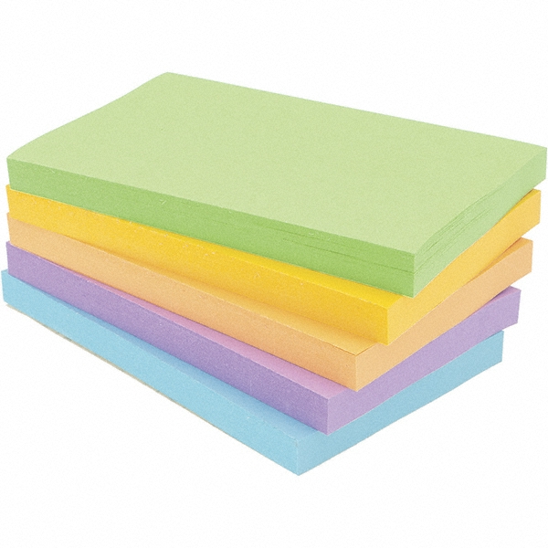 3M - Pack of (5) 100 Sheet, 3 x 5", Note Pad/Writing Pad/Notebooks ...