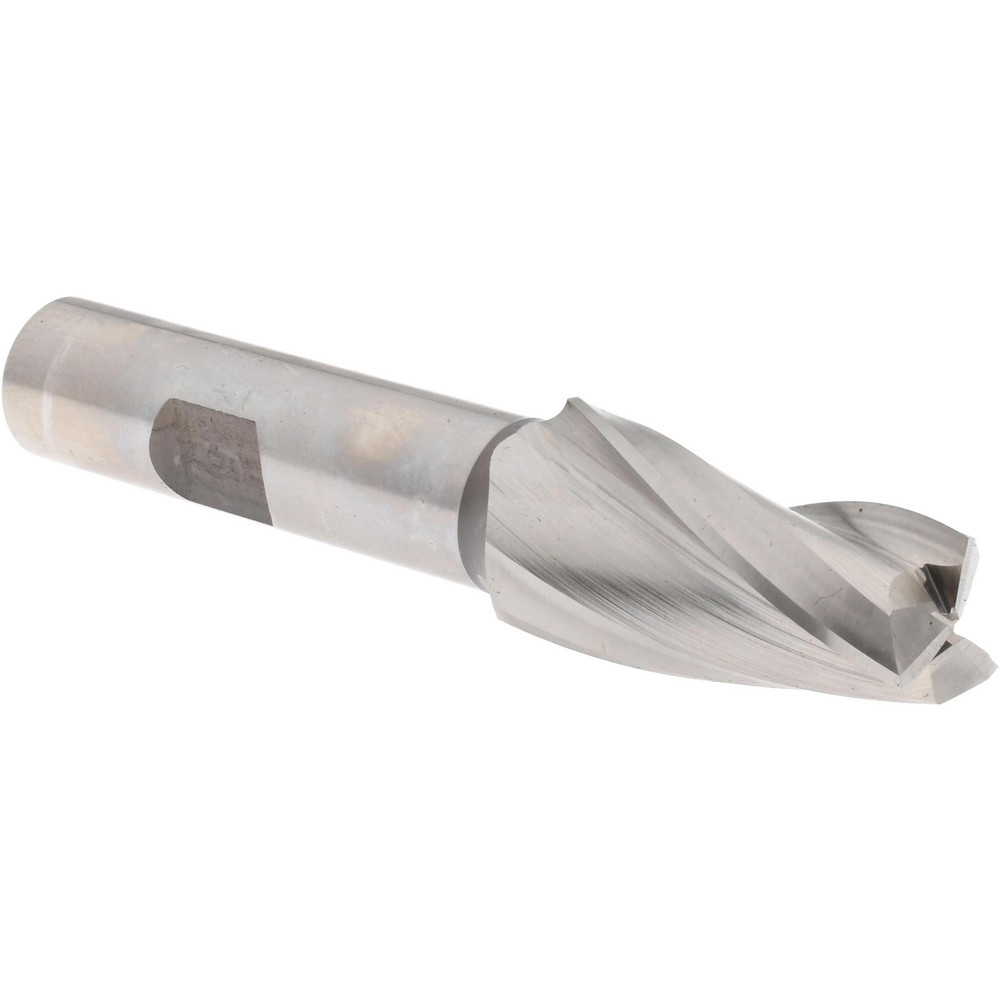 Made in USA - Tapered End Mill: 5 deg Angle per Side, 1/2" Small Dia, 1 ...