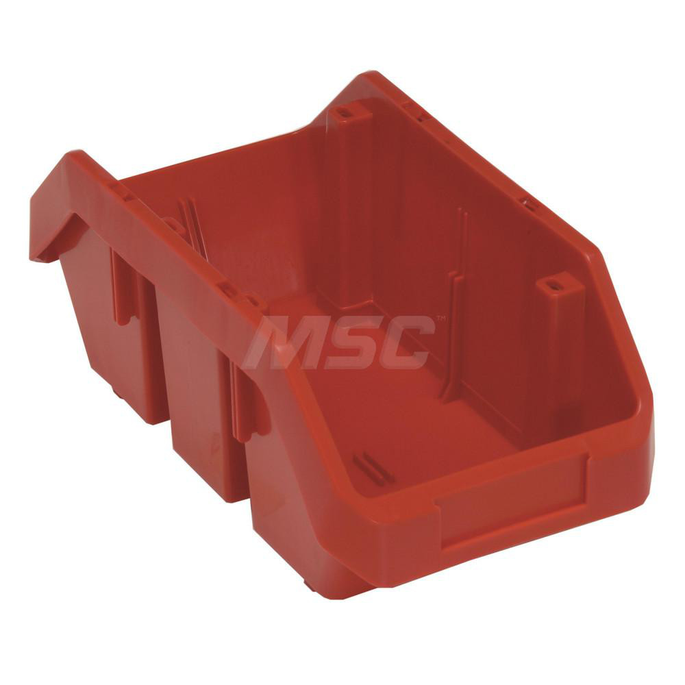 Quantum Storage - Plastic Stack & Nest Bin: Red | MSC Direct
