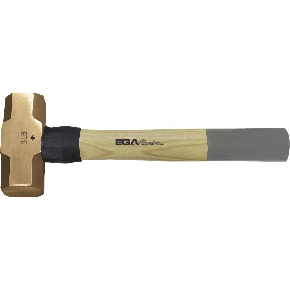 EGA Master - Sledge Hammers: Head Weight (Lb.): 3; Tool Type: Sledge Hammer; Head Length (mm ...