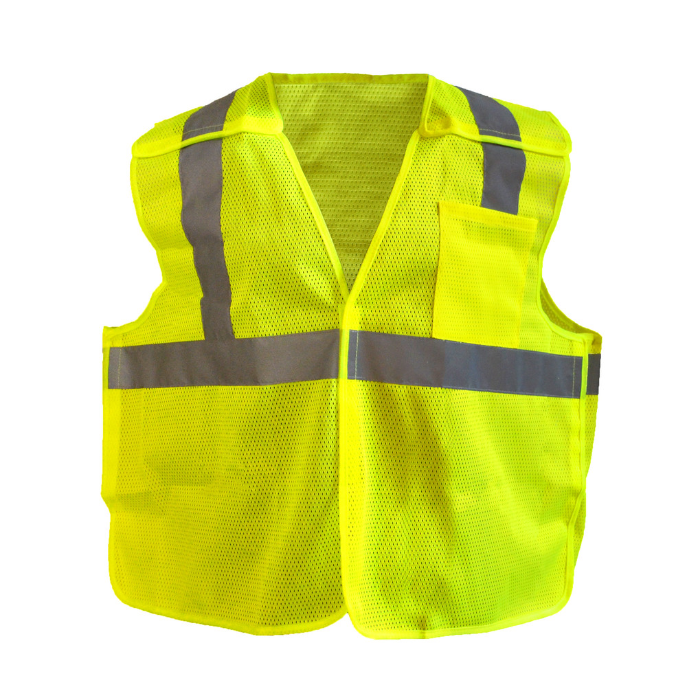 OccuNomix - High Visibility Vest: 4X-Large, Breakaway Vest, ANSI Class ...