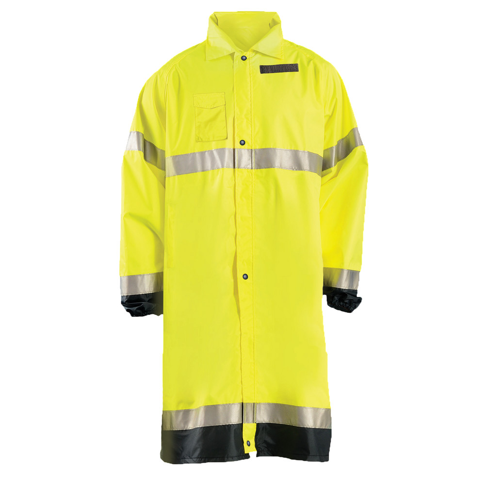 OccuNomix - Rain Jacket: Size 3X-Large, Yellow, Polyester ...