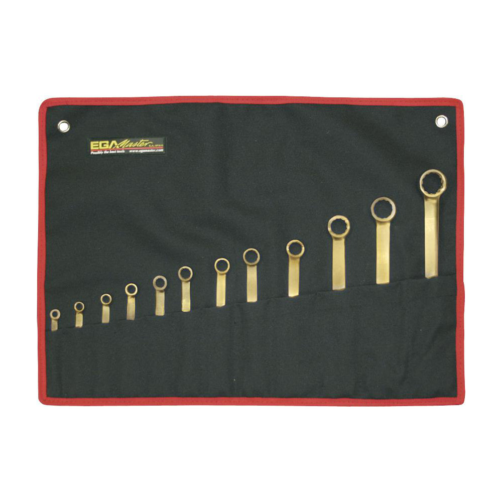 EGA Master - Combination Wrench Set: 8 Pc, 5/16 to 3/4" Wrench, Inch ...