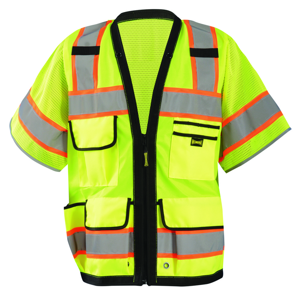 OccuNomix - High Visibility Vest: Small, Surveyor's Vest, ANSI Class ...