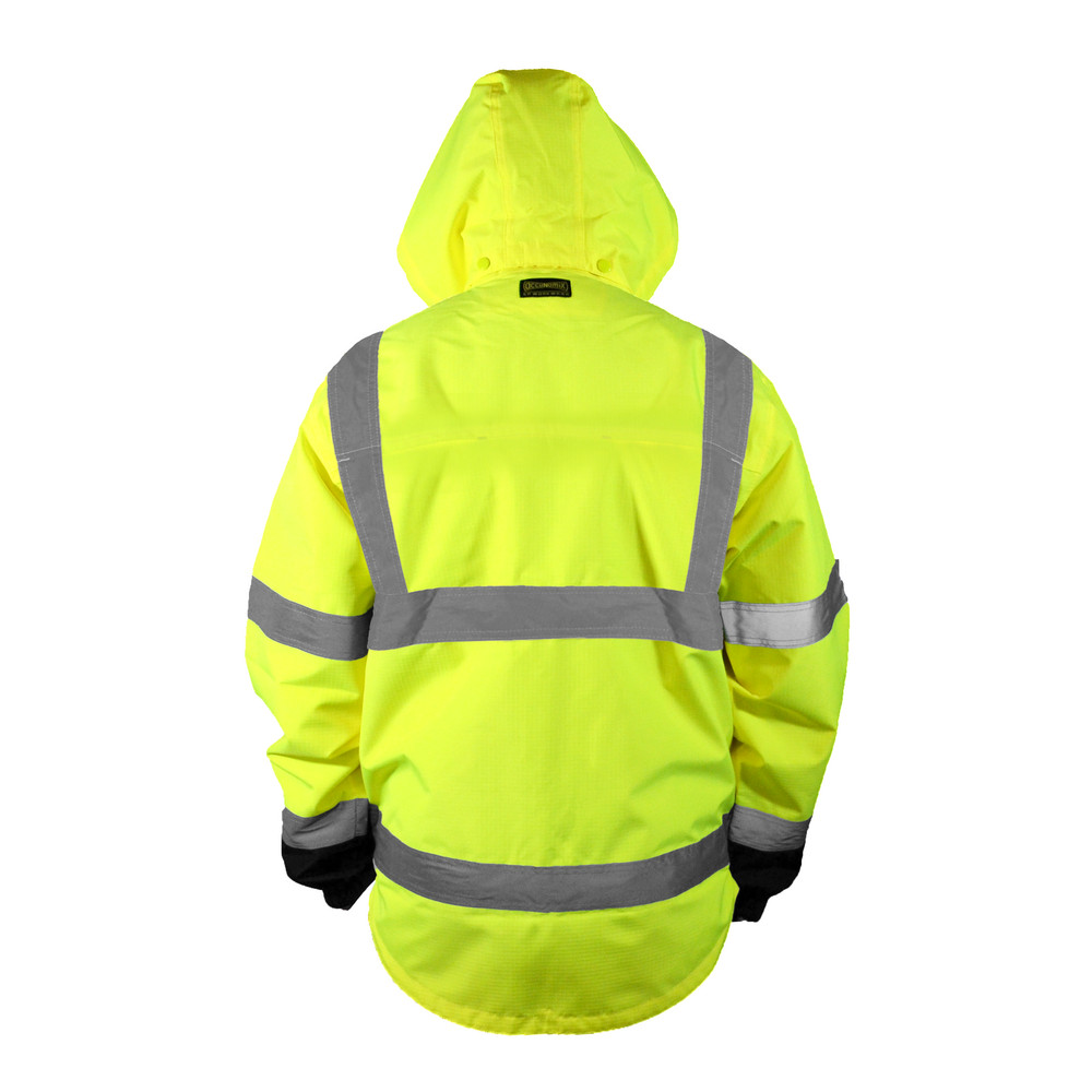 OccuNomix - Rain Jacket: Size 2X-Large, Yellow, Polyester ...