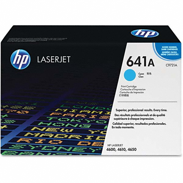 Hewlett-Packard - Office Machine Supplies: Toner Cartridge, Cyan | MSC ...