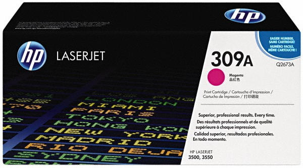 Hewlett-Packard - Office Machine Supplies: Toner Cartridge, Magenta ...