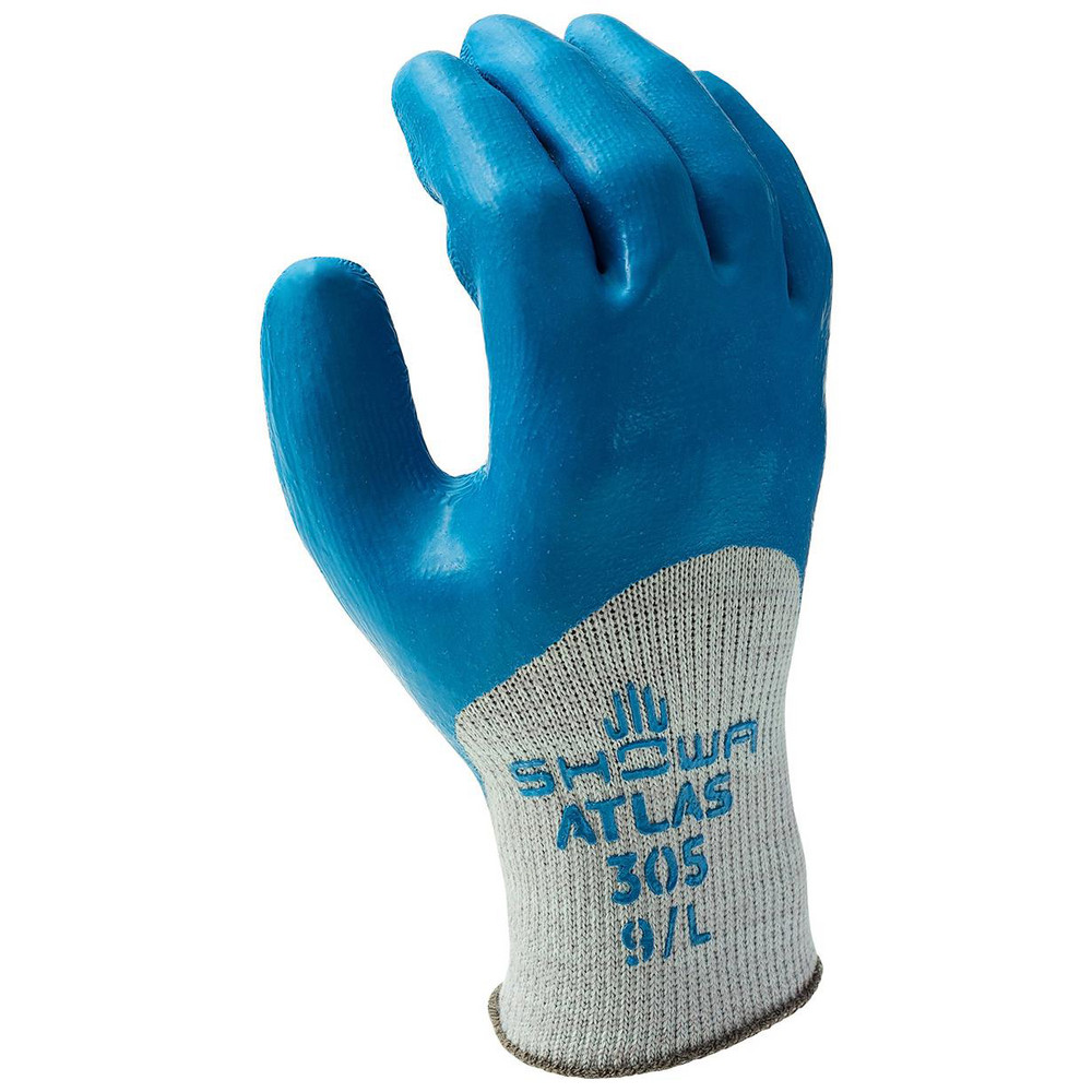 SHOWA - General Purpose Gloves: SHOWA Atlas Size X-Large, Rubber-Coated ...