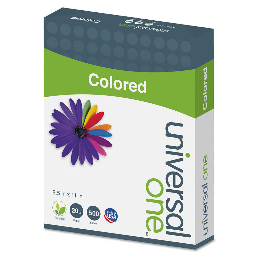 UNIVERSAL - Office Machine Supplies: Color Paper, Pink | MSC Direct
