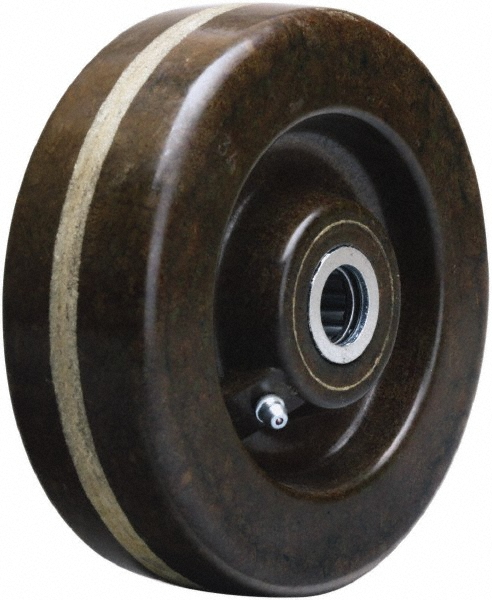 Hamilton - Caster Wheel: Phenolic, 6" Dia, 2" Wide, 3/4" Axle | MSC Direct