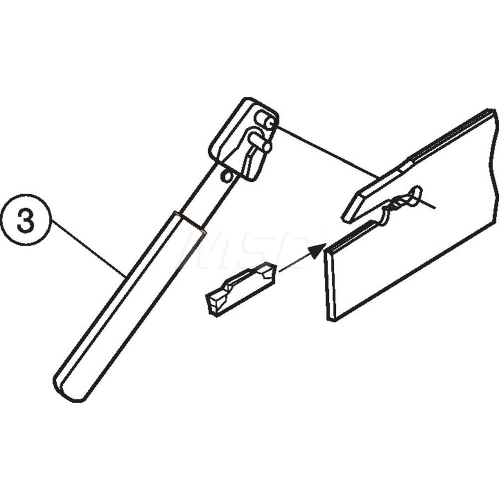 Sandvik Coromant - Double End Neutral Indexable Cutoff Blade | MSC Direct