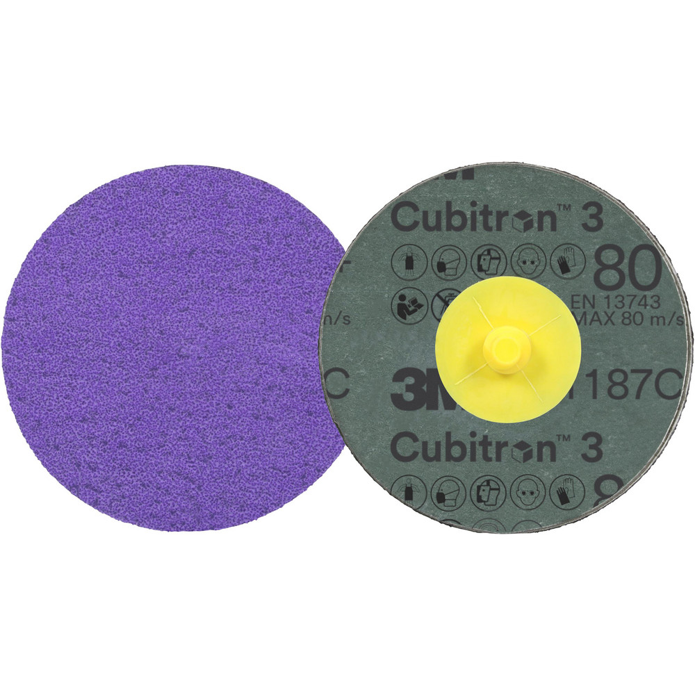 3M - Quick-Change Disc: Roloc TR, 3" Dia, 80+ Grit, Precision Shaped ...