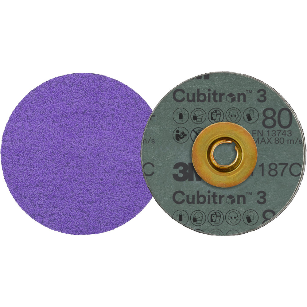3M - Quick-Change Disc: Roloc TSM, 3" Dia, 80+ Grit, Precision Shaped ...