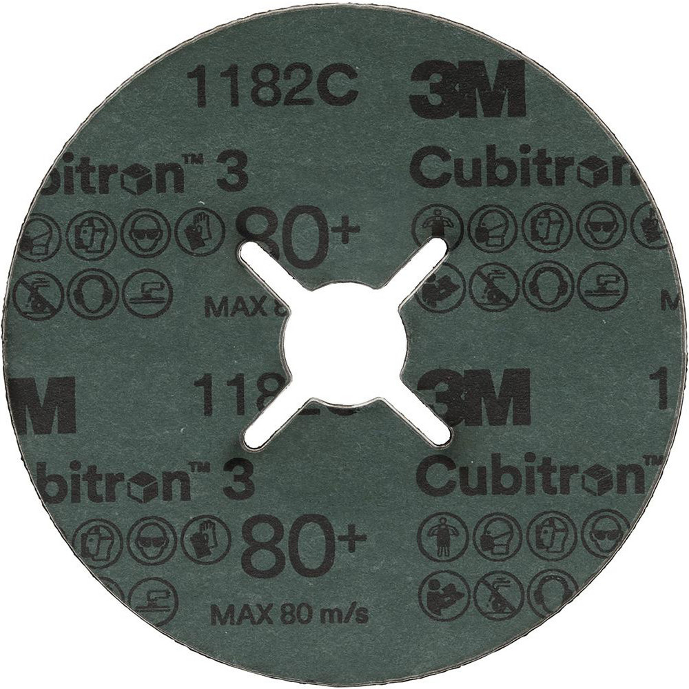 3M - Fiber Disc: 9-1/8" Disc Dia, 7/8" Hole, Arbor Hole, 60 Grit ...