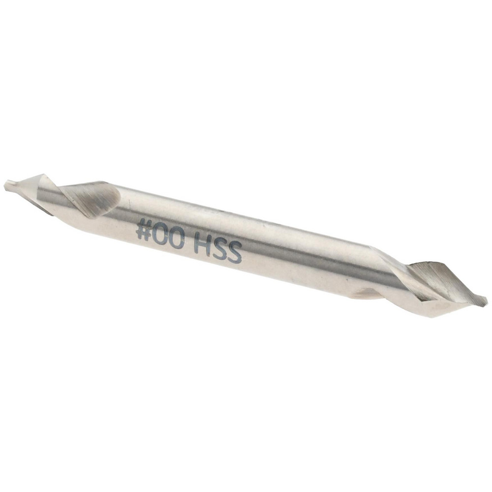 Magafor - Combination Drill & Countersink: #00, 1/8" Body Dia, 118 deg ...