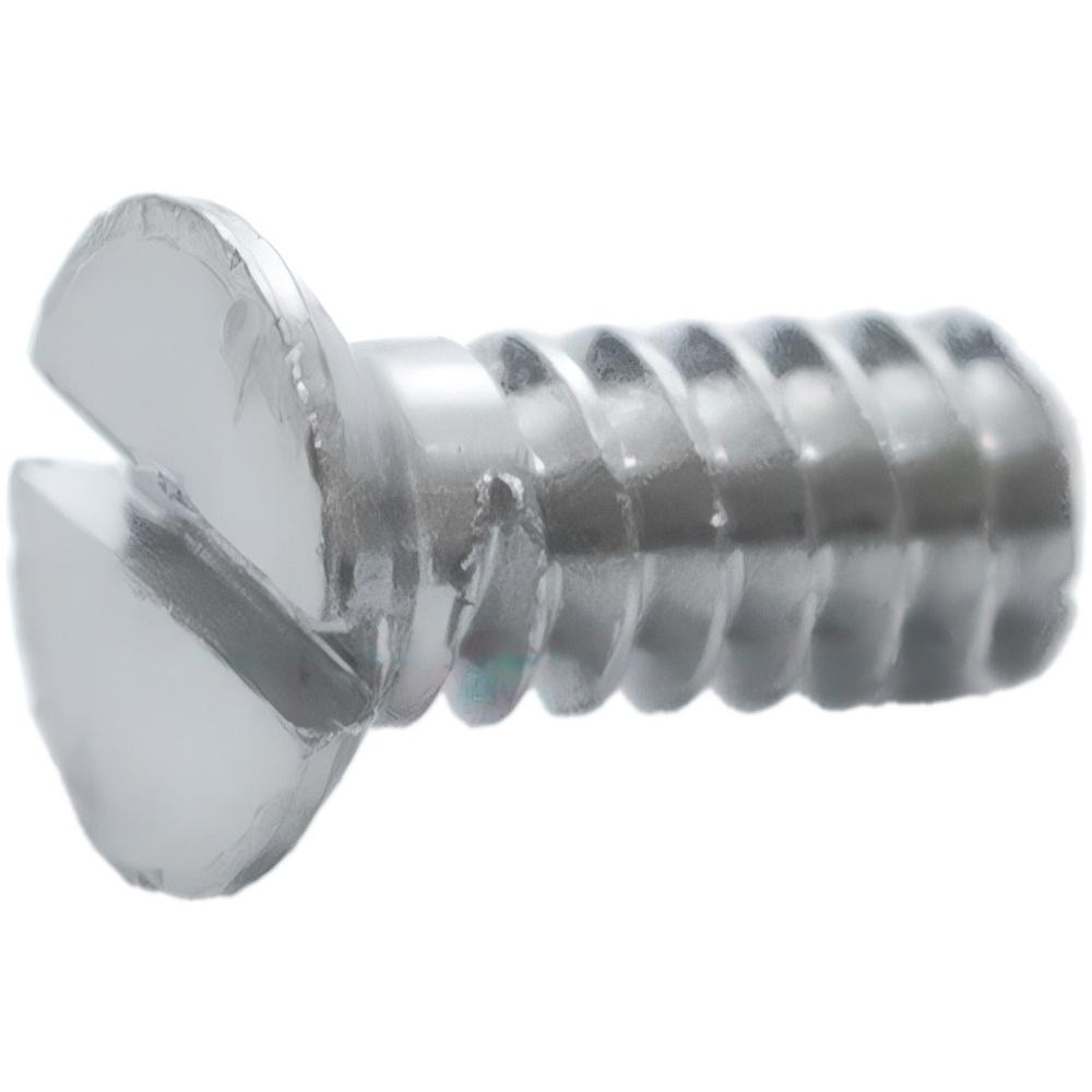 Value Collection - Machine Screw: Overall Length, Flat Head, Slotted ...
