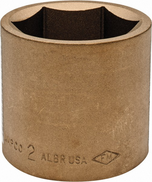 Ampco - Standard Hand Socket: 3/4" Drive, 2" Socket, 6-Point | MSC Direct