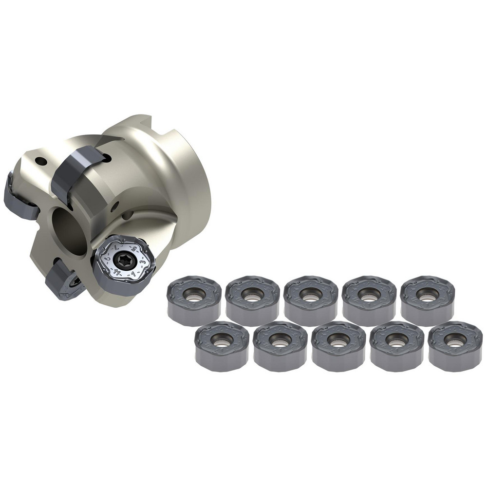 Accupro - Indexable Chamfer & Angle Face Mills: 4.0000, 4 | MSC Direct