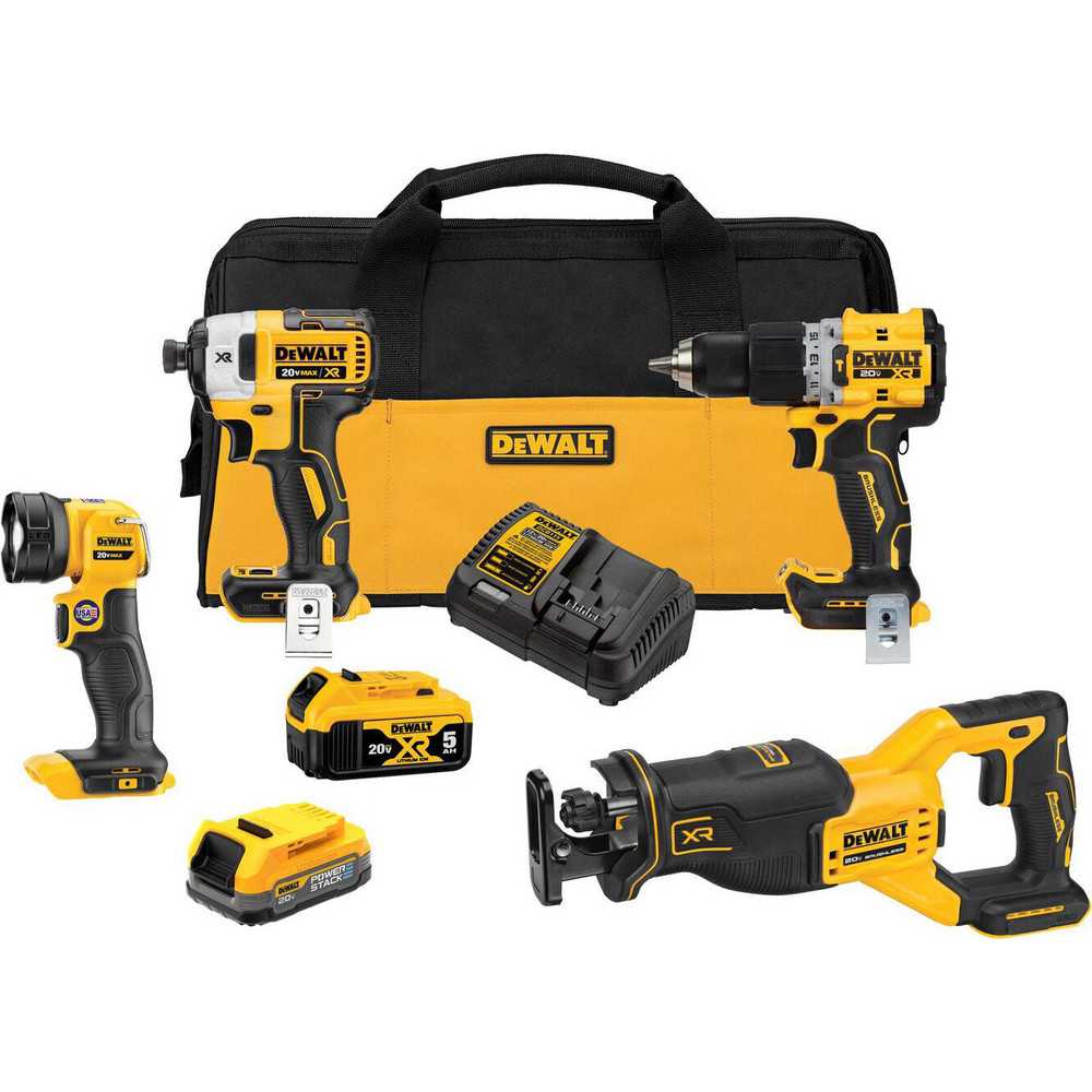 DeWALT - 20.00 Volt Cordless Tool Combination Kit | MSC Direct