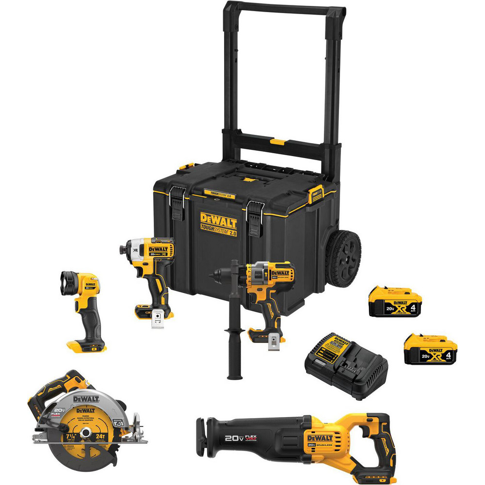 DeWALT - 20.00 Volt Cordless Tool Combination Kit | MSC Direct