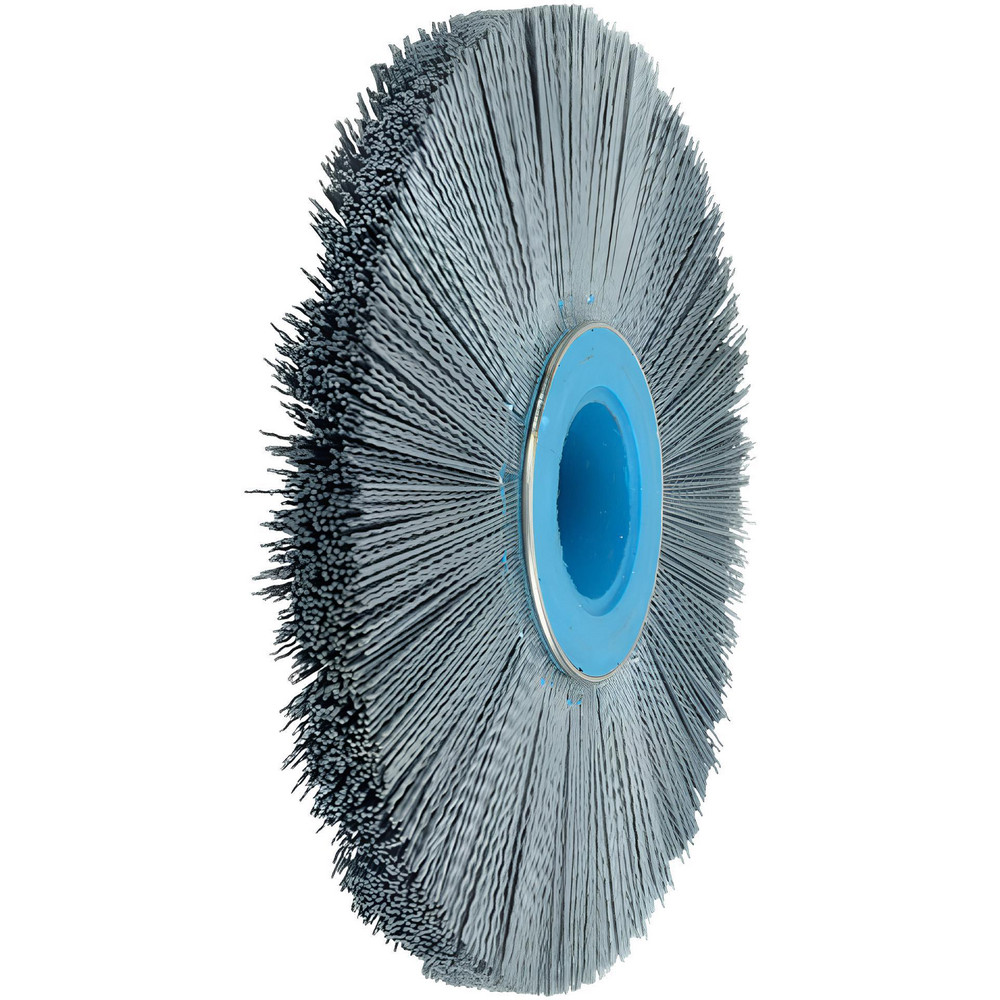 Weiler - Wheel Brush: 10" Wheel Dia, 1" Face Width, 0.0400" Wire Dia ...