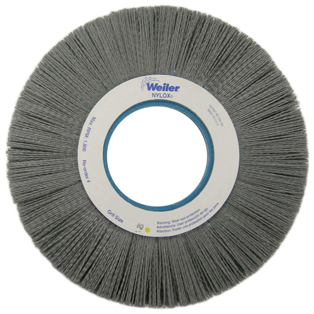 Weiler - 10"X5-1/4"AH .040 80G WEILER NYLOX WHEEL BRUSH | MSC Direct