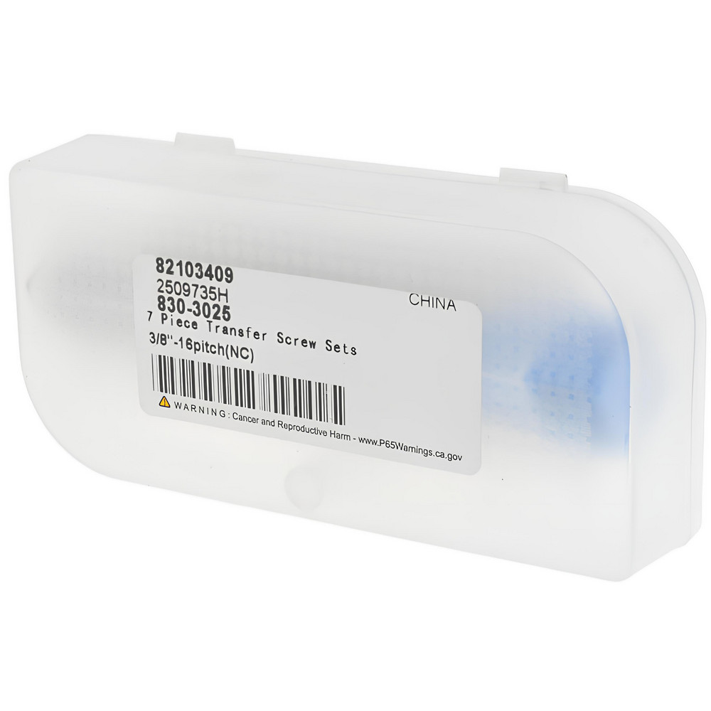 Value Collection - 7 Piece 3/8-16 Steel Transfer Screw Set | MSC Direct