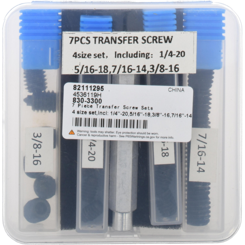 Value Collection - 4 Piece 1/4-20, 5/16-18, 3/8-16, 7/16-14 Steel ...