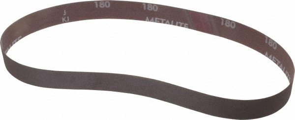 Norton - 1" Wide x 30" OAL, 180 Grit, Aluminum Oxide Abrasive Belt ...