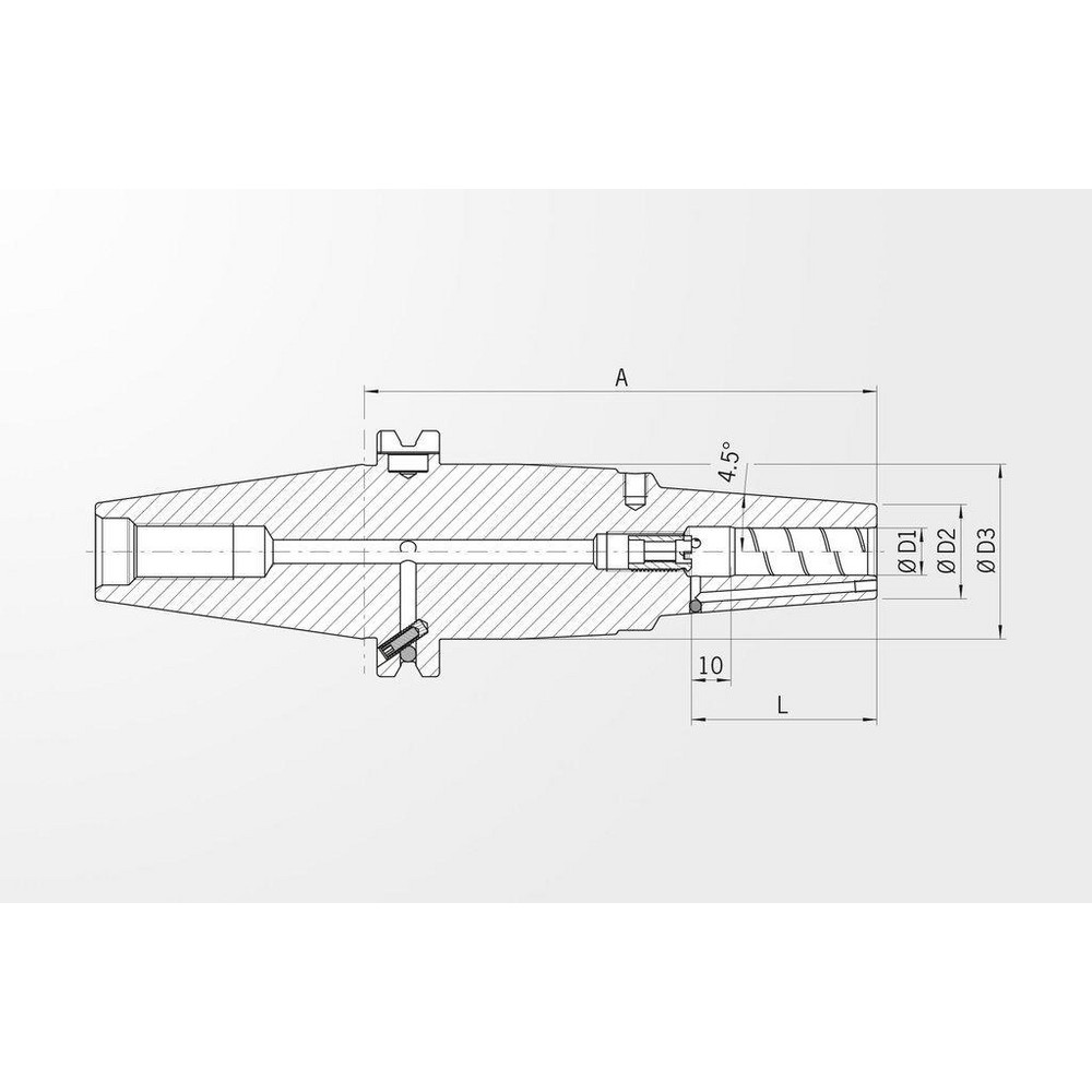 HAIMER - Shrink-Fit Tool Holder & Adapter: CAT40 Taper Shank, 0.3125 ...