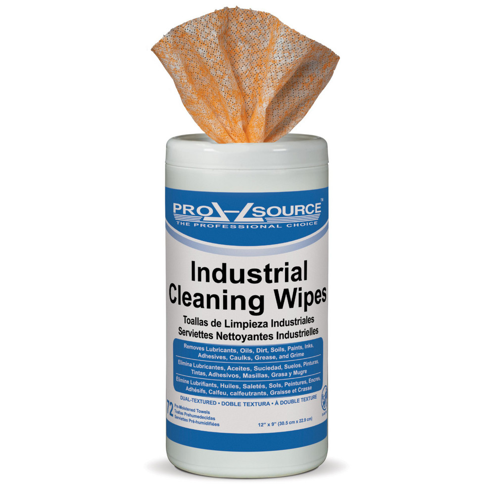 PRO-SOURCE - Industrial Cleaning Wipes, Pre-Moistened, Center Pull ...