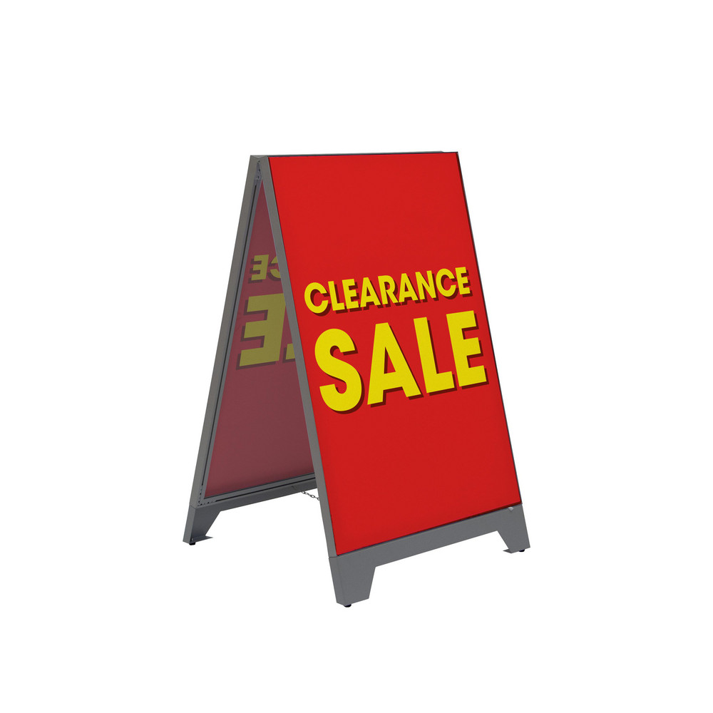Showdown Displays - Cone & A-Frame Floor Signs: Sign Type: Security ...