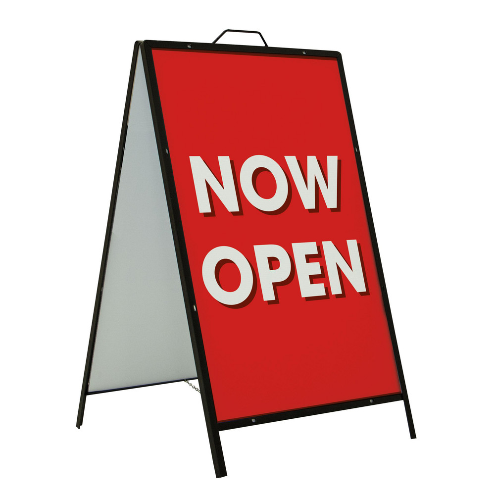 Showdown Displays - Cone & A-Frame Floor Signs; Sign Type: Security ...