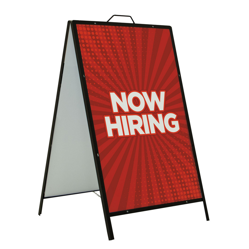 Showdown Displays - Cone & A-Frame Floor Signs: Sign Type: Security ...