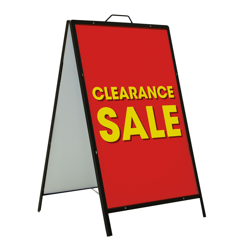 Showdown Displays - Cone & A-Frame Floor Signs: Sign Type: Security ...