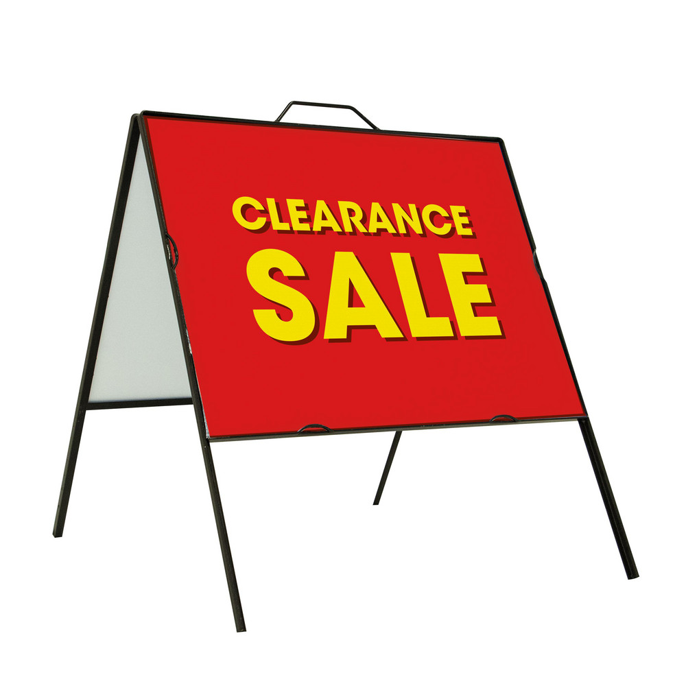 Showdown Displays - Cone & A-Frame Floor Signs: Sign Type: Security ...