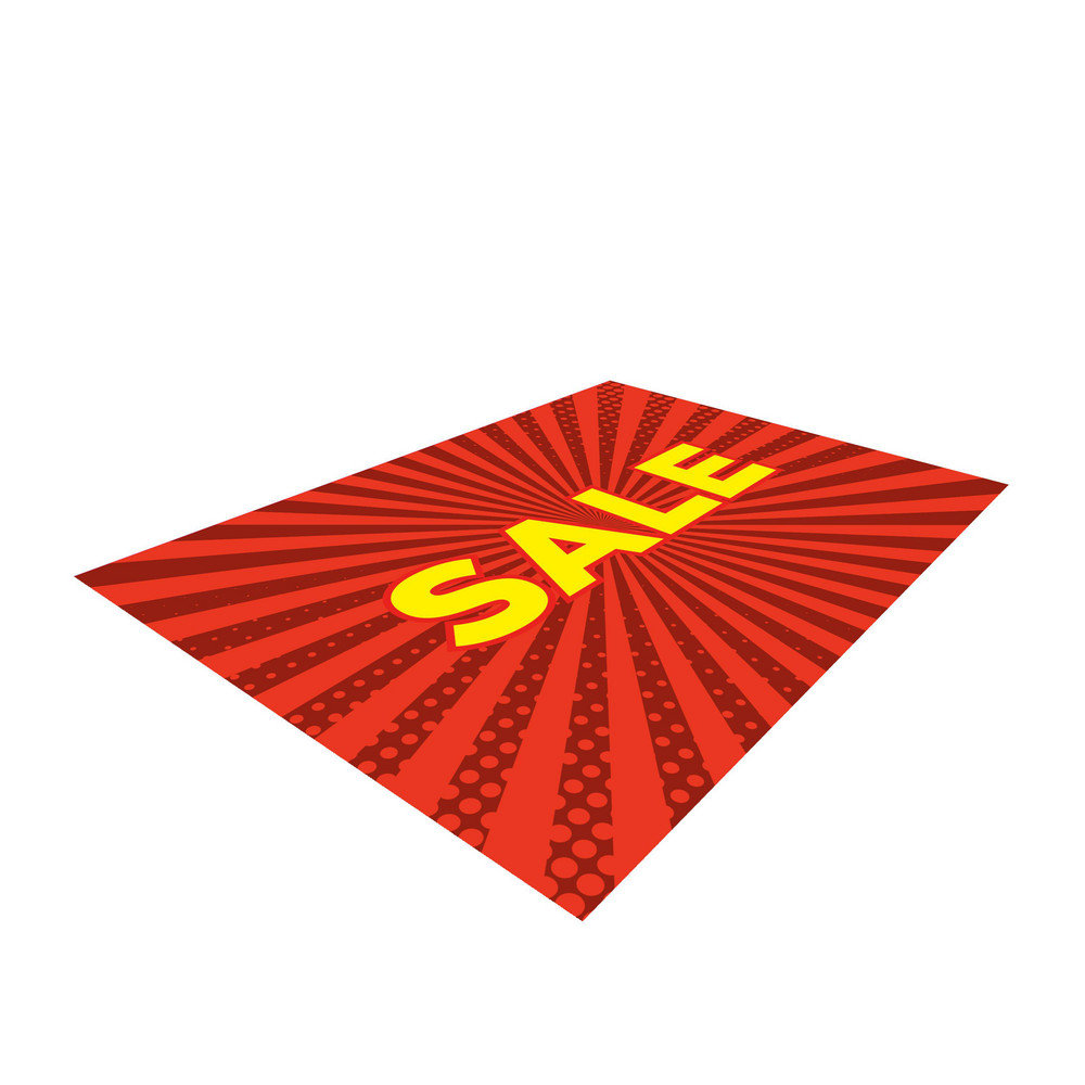 Showdown Displays - Cone & A-Frame Floor Signs: Sign Type: Security ...