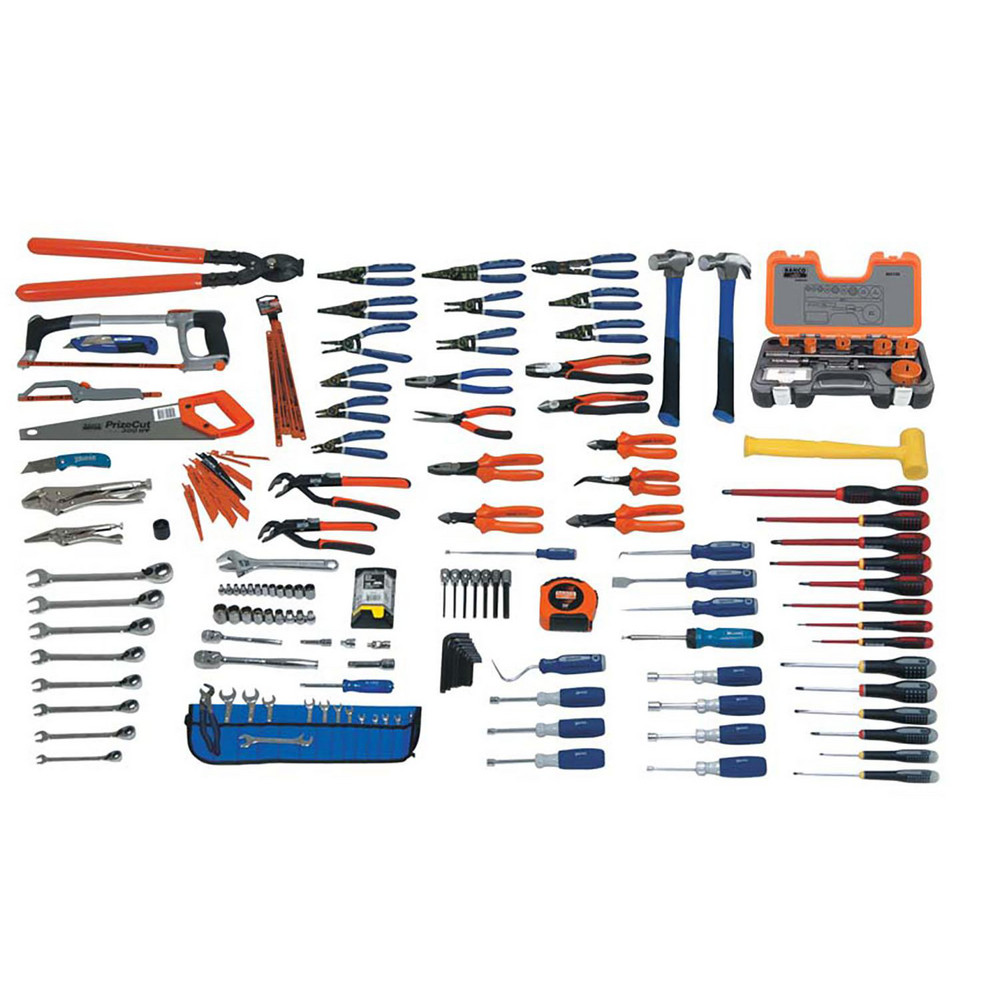 Williams - Combination Hand Tool Set: 64 Pc, Electrical Maintenance ...