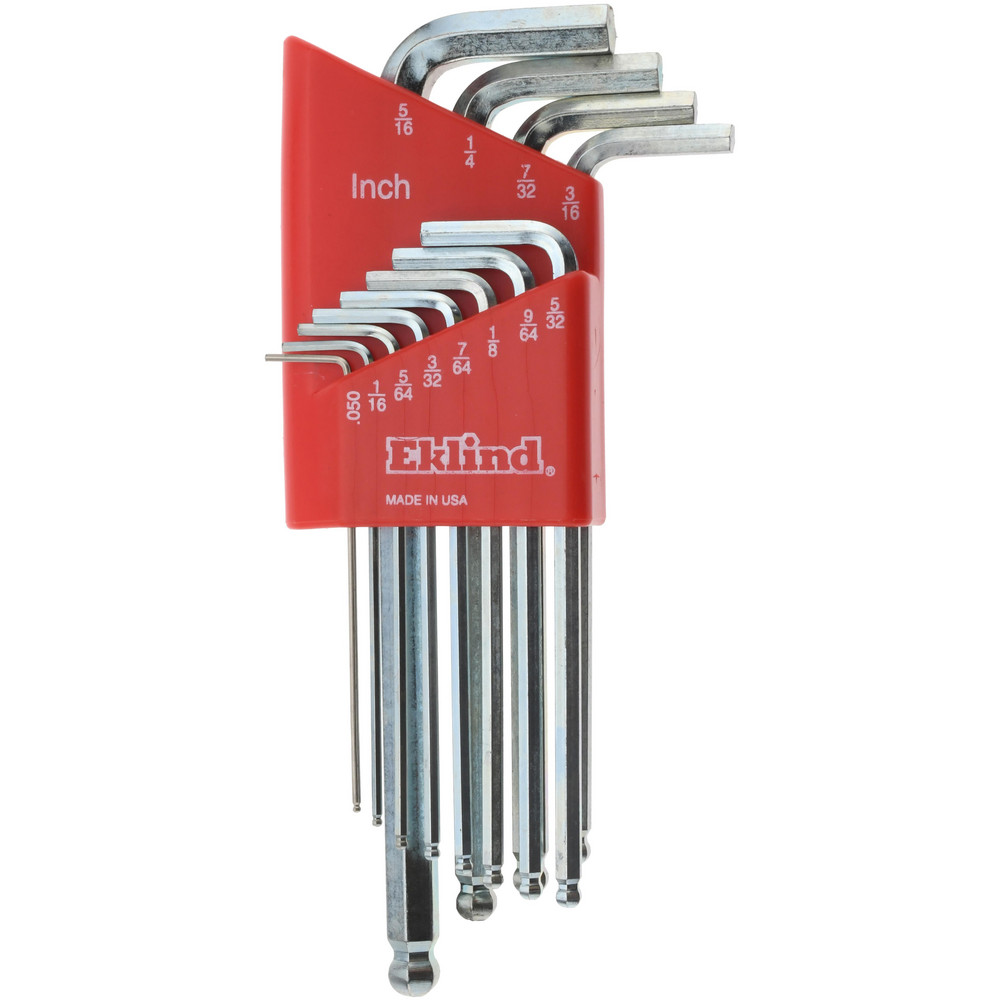 Eklind - Hex Key Sets: Tool Type: Hex L-Key; Handle Type: L-Handle ...