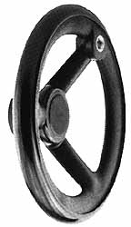 Jergens - Spoked Offset Handwheel: Cast Iron, Black Oxide Finish | MSC ...