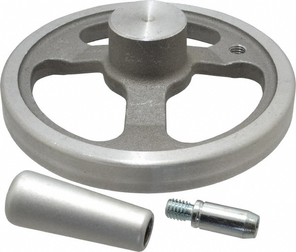Jergens - Spoked Offset Handwheel: Aluminum, Plain Finish | MSC Direct