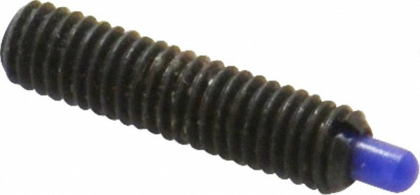 Threaded Spring Plunger: #10-32, 3/4" Thread Length, 0.093" Dia, 1/8 ...